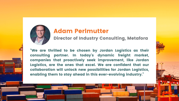 [Press Release] Jordan Logistics Selects Metafora to Scale Freight Brokerage Unit